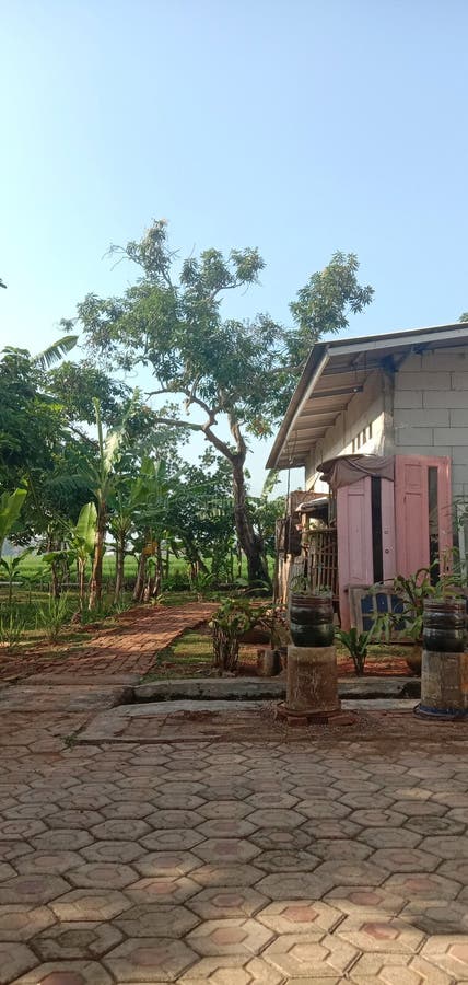 Good Morning Front of House Stock Image - Image of good, house: 339908213