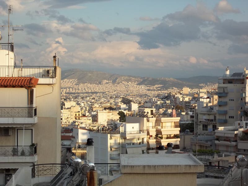 Good morning greece stock photo. Image of panoramic, greece - 55186584