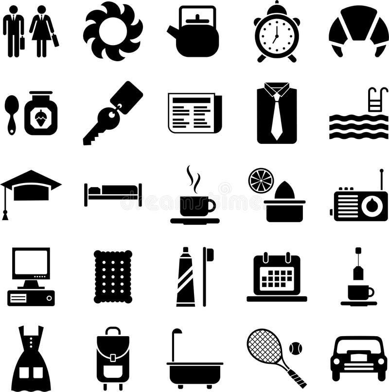 Beverage icons stock vector. Illustration of alcohol - 41795156