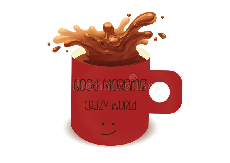 Good Morning stock vector. Illustration of design, splash - 43799797