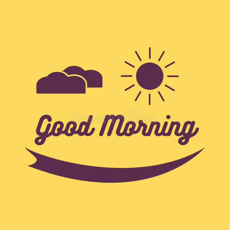 The Good Morning Images, Sun and Good Morning Clouds Stock Vector ...