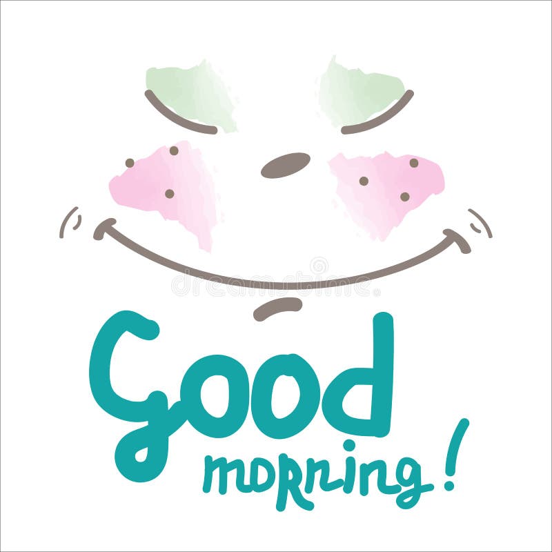 Good morning stock vector. Illustration of design, banner - 77492499