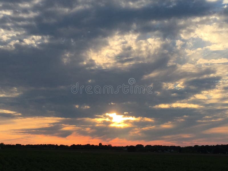 Good Morning Michigan! stock photo. Image of colors - 156281622