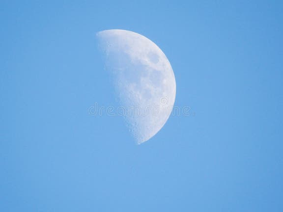 Good morning moon stock image. Image of morning, blue - 227716643