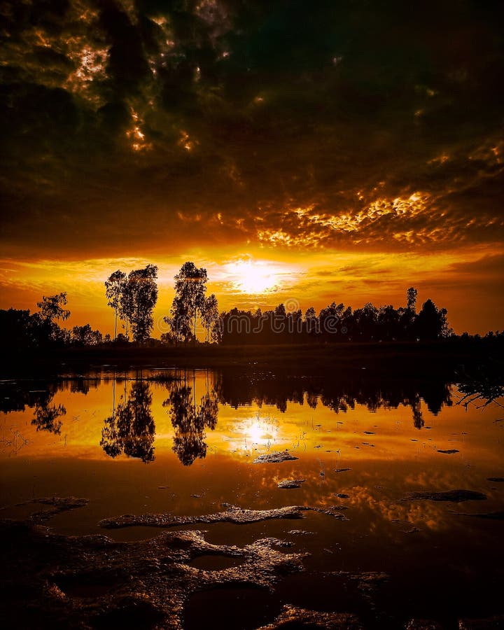 Good Morning Picture || Sunrise Picture Stock Photo - Image of cloud ...