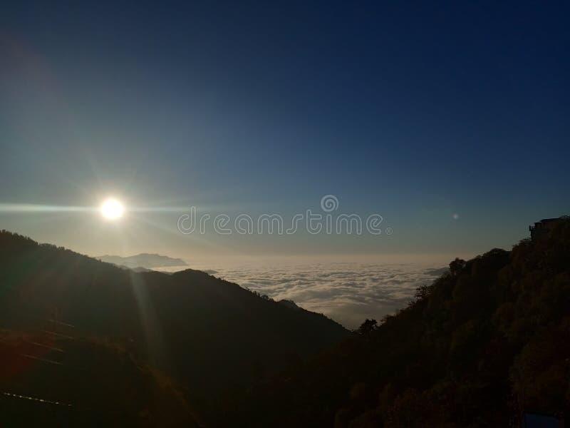 Good Morning Sun Rise India Stock Photo - Image of morning, india ...