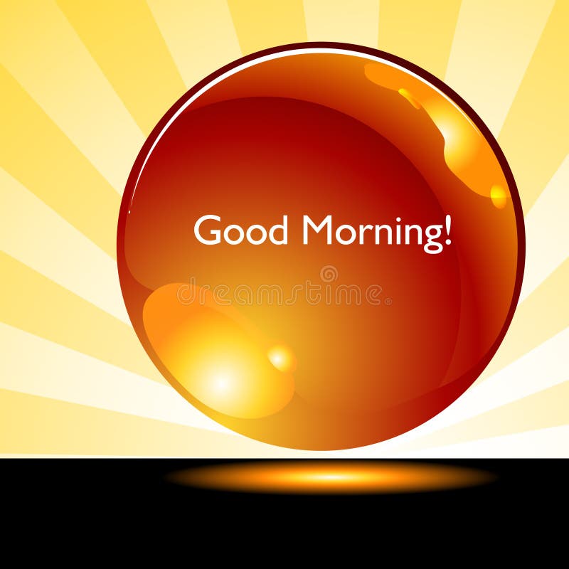 Colorful Good Morning Background Stock Vector - Illustration of ...