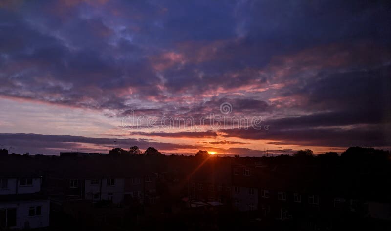 Good Morning Sunrise Horizon Views Stock Photo - Image of dusk, light ...