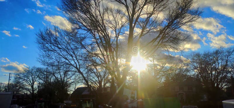 Good Morning Sunset Day Light Stock Photo - Image of sunset, light ...