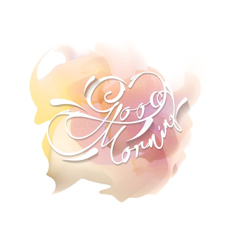 Good Morning Label. Vector Illustration Decorative Design Stock Vector ...