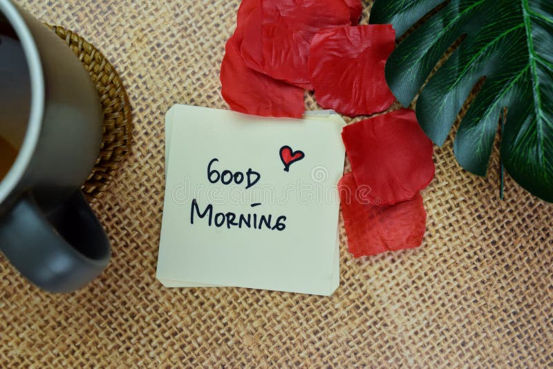 673 Good Morning Notes Stock Photos - Free & Royalty-Free Stock Photos ...