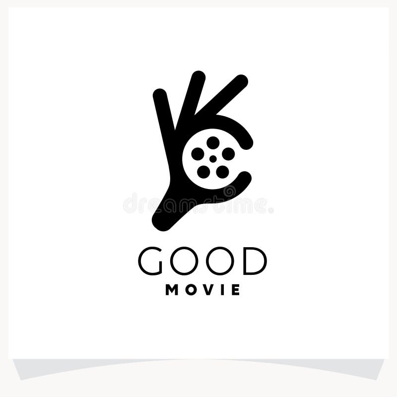 Good Movie Logo Design Template Stock Vector - Illustration of ...