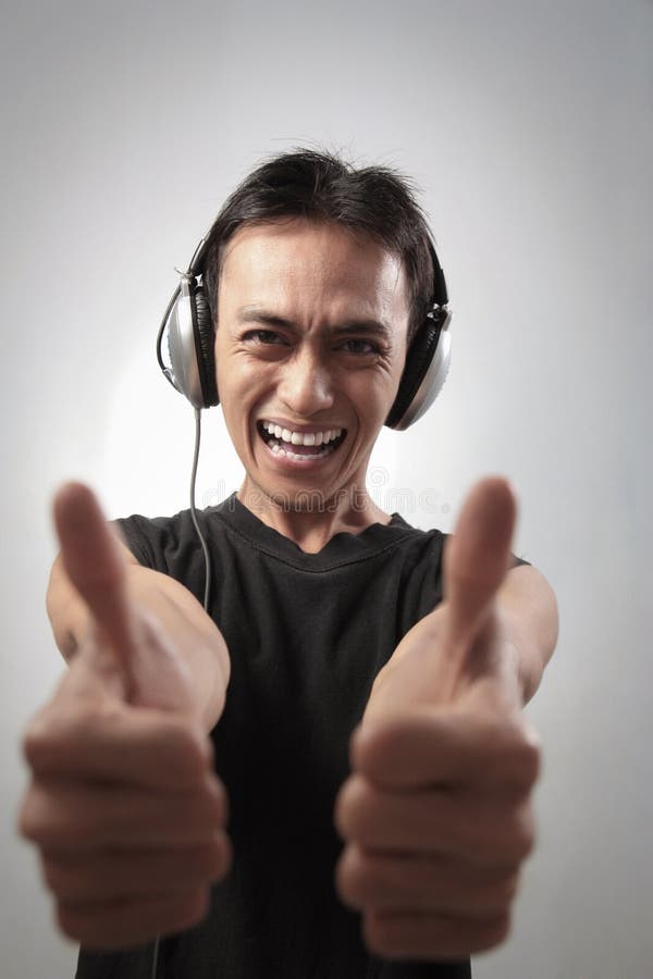 Good music stock photo. Image of phone, exciting, portrait - 10876988