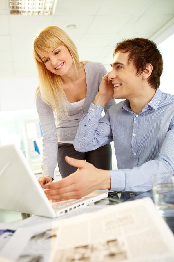 Good news stock image. Image of interacting, group, office - 28949847