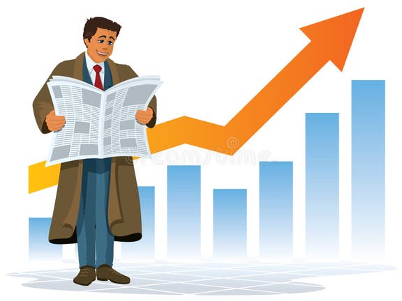 Reading Newspaper Good News Stock Illustrations – 271 Reading Newspaper ...