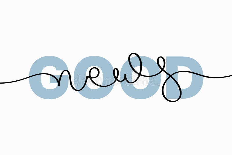 Good news lettering stock vector. Illustration of information - 244415355