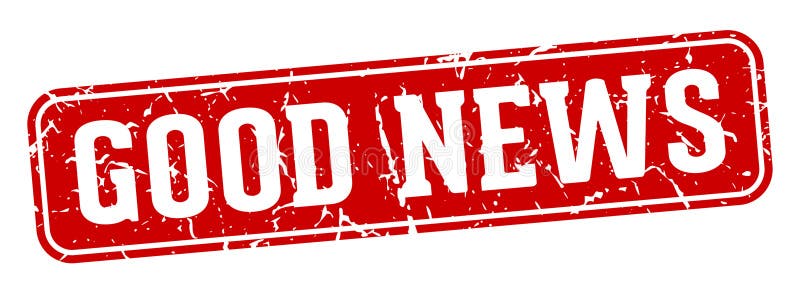 Good News Rectangular Sign. Good News Stamp Stock Vector - Illustration ...