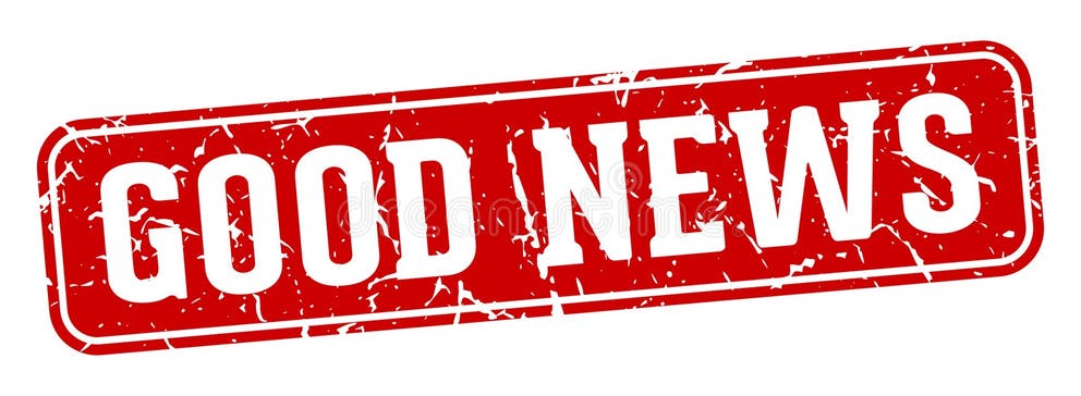 Good News Rectangular Sign. Good News Stamp Stock Vector - Illustration ...