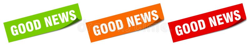 Good News Sticker. Good News Square Isolated Sign Stock Vector ...