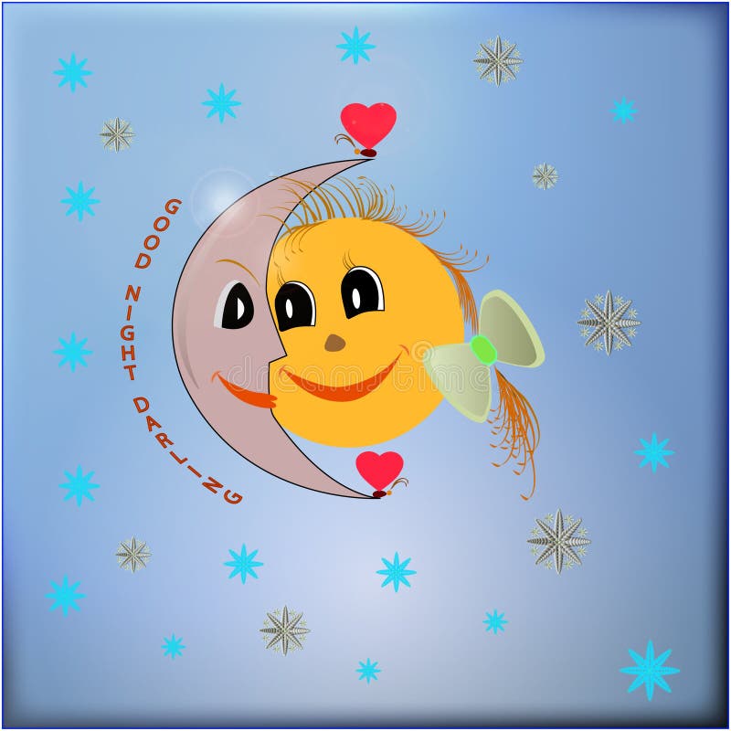 Good night emoticon stock vector. Illustration of icon - 48245130
