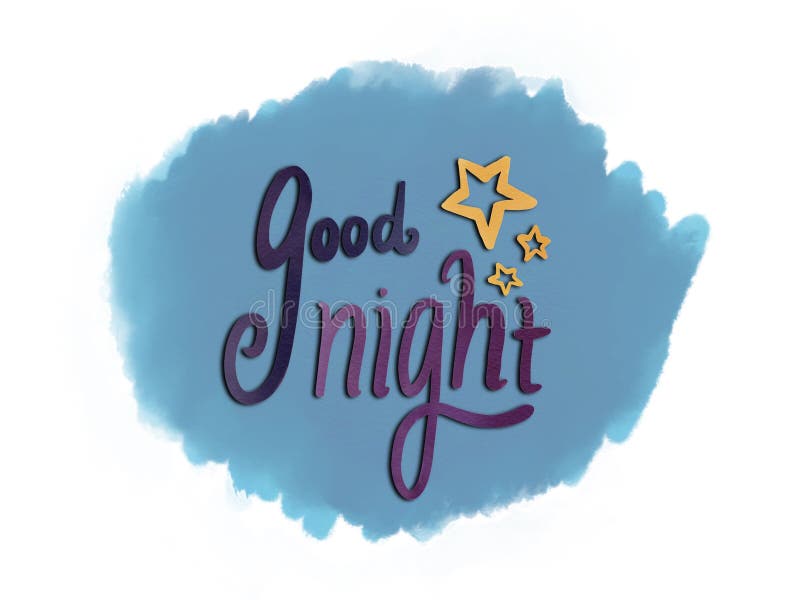Goodnight Calligraphy Stock Illustrations – 149 Goodnight Calligraphy ...