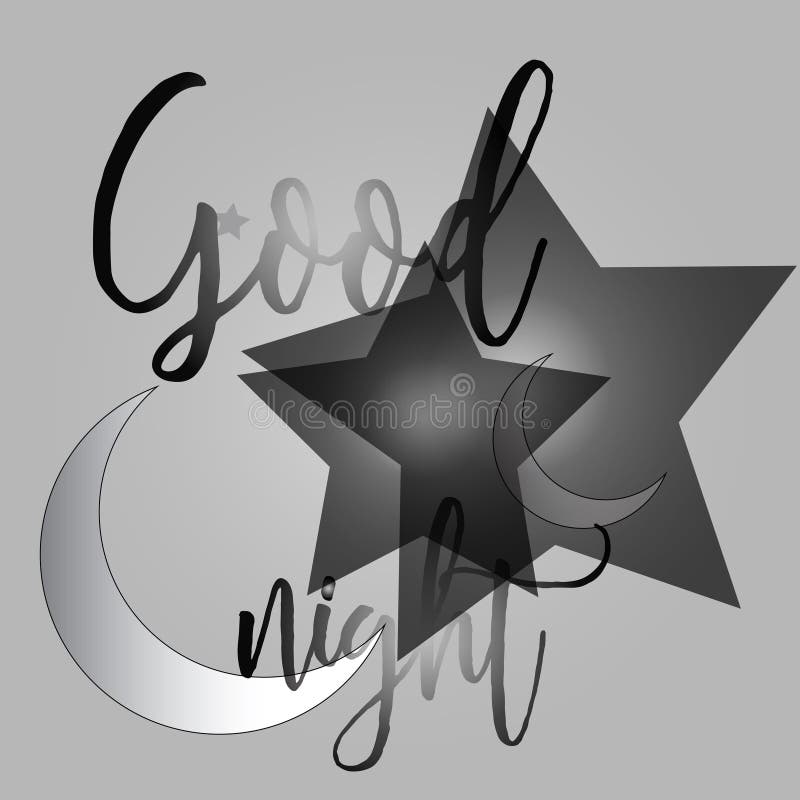 Good Night Logo Design Vector Stock Vector - Illustration of dream ...
