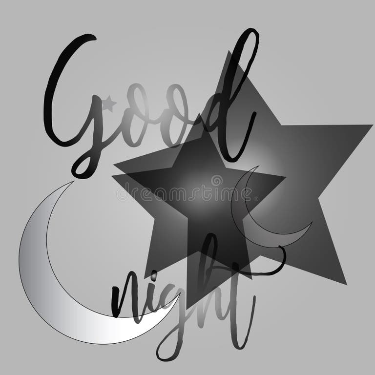 Good Night Logo Design Vector Stock Vector - Illustration of dream ...