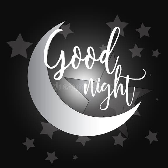 Good Night Logo Design Vector Stock Vector - Illustration of concept ...