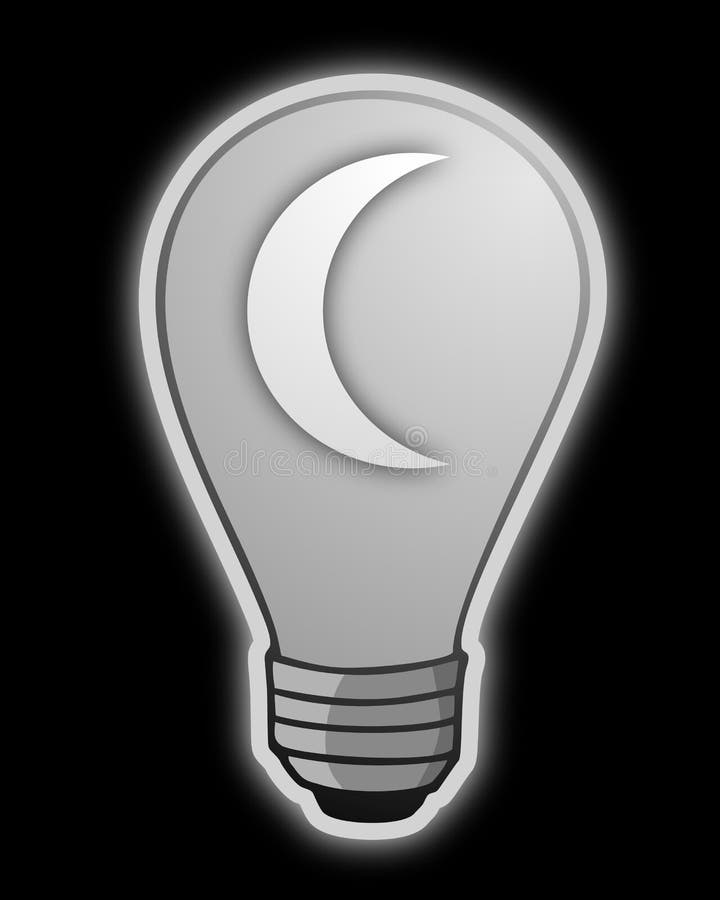 Good night symbol stock vector. Illustration of night - 55997925