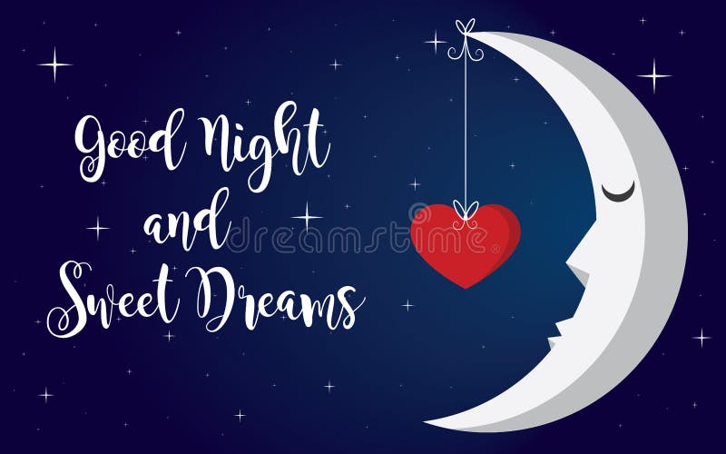 Good Night Card with Cute Sleeping Owls Stock Vector - Illustration of ...