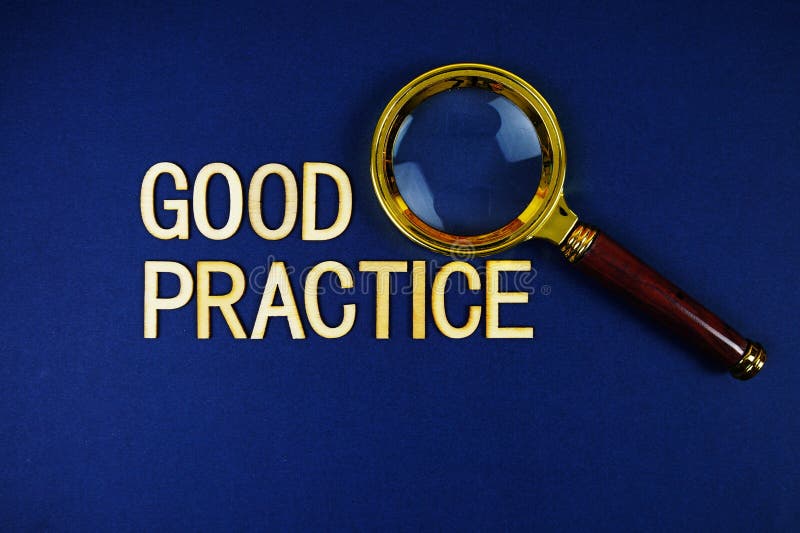 Good Practice Alphabet Letters Magnifying Glass Navy Blue Background ...