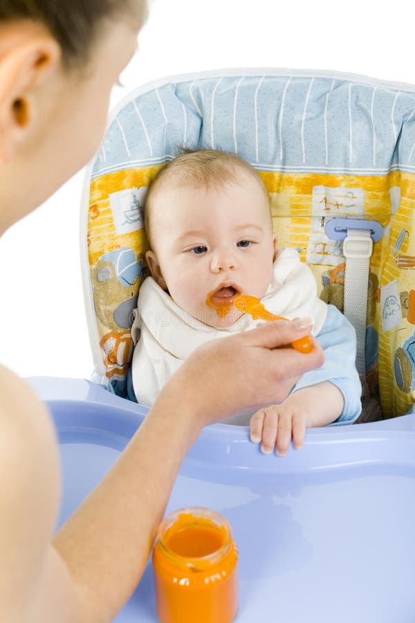 Feeding stock photo. Image of expression, child, food - 1526404