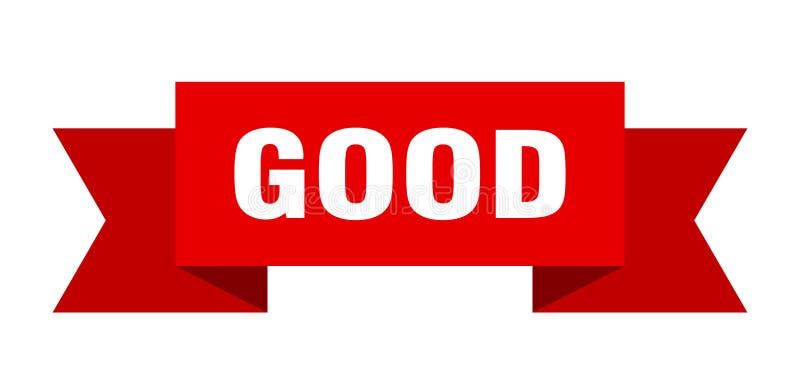 Good job ribbon sign stock vector. Illustration of vector - 158356526