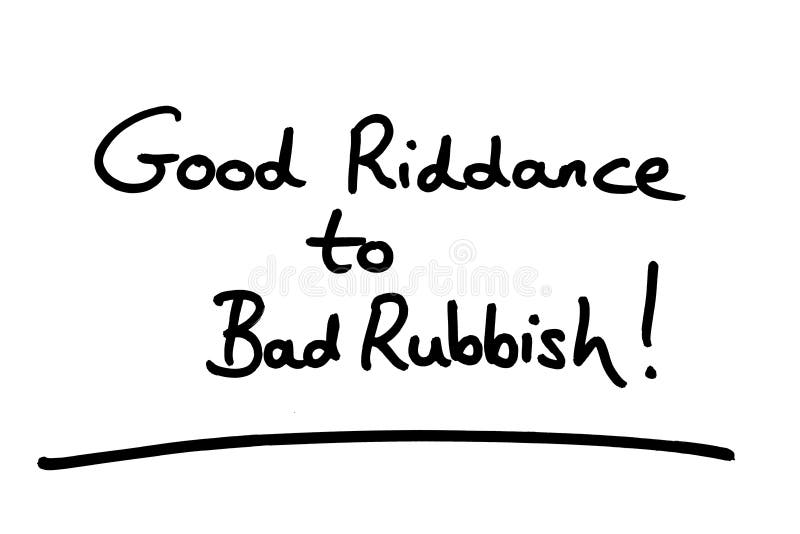 Riddance Stock Illustrations – 77 Riddance Stock Illustrations, Vectors ...