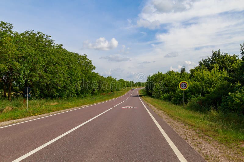 Good Road or International Highway. Background with Copy Space for Text ...