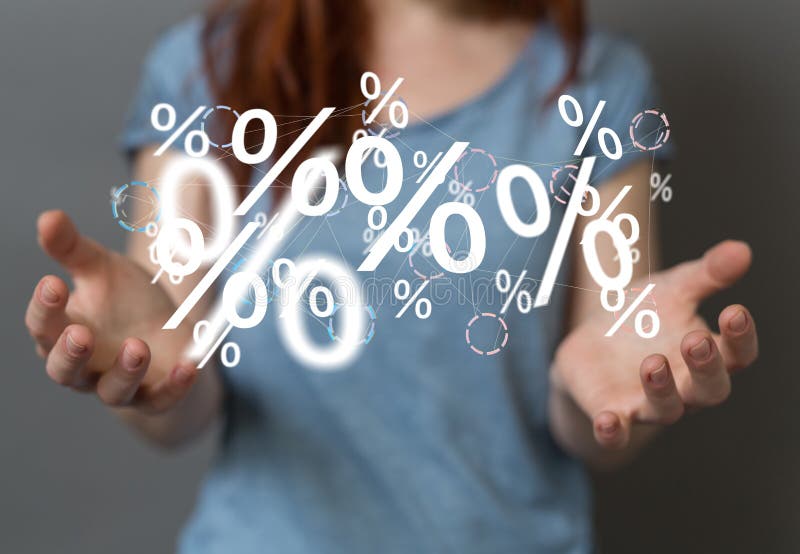 A Good Sale Discount in Hand Stock Photo - Image of buyer, dice: 177479386