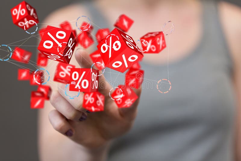 A Good Sale Discount in Hand Stock Photo - Image of commercial ...