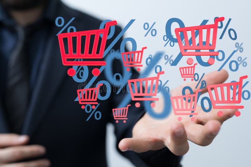 A Good Sale Discount in Hand Stock Image - Image of advertisement ...