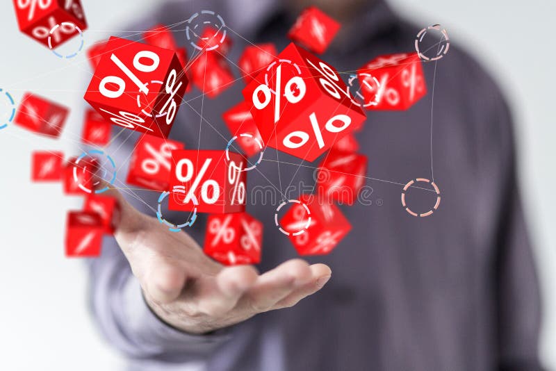 A Good Sale Discount in Hand Stock Photo - Image of safe, concept ...