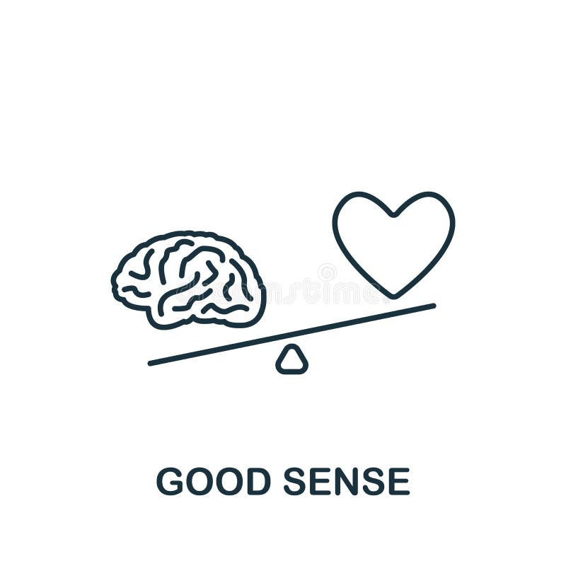 Good Sense Icon. Line Simple Icon for Templates, Web Design and ...