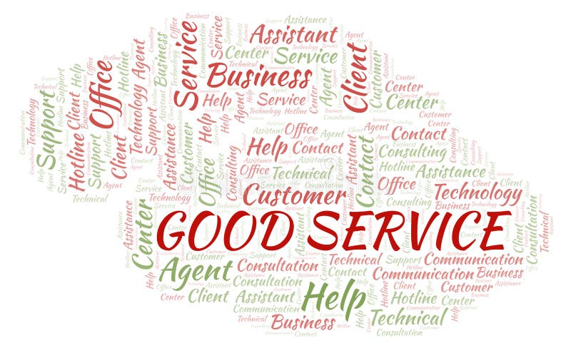 Good Customer Service Word Cloud Stock Illustrations – 96 Good Customer ...
