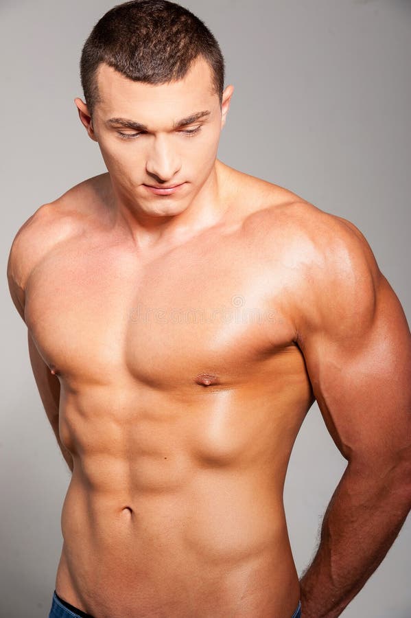 Good shape. stock photo. Image of pants, caucasian, torso - 35573102