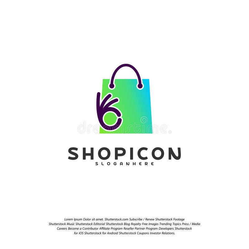 Good Shop Logo Template Design Vector. Great Shop Logo Vector Stock ...