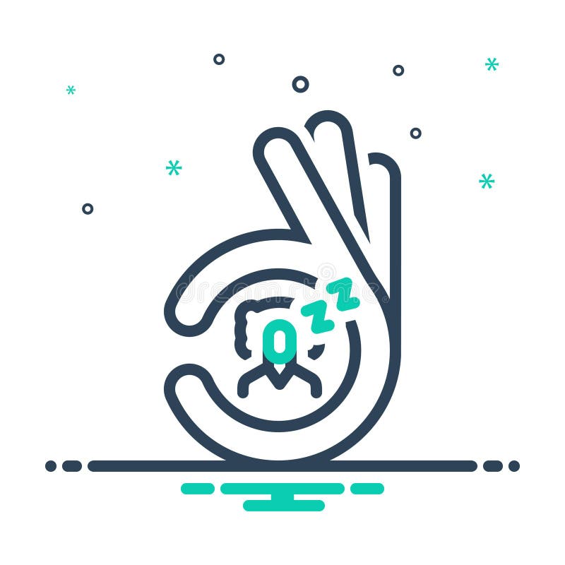 Mix Ix Icon for Good Sleep, Good and Relax Stock Vector - Illustration ...