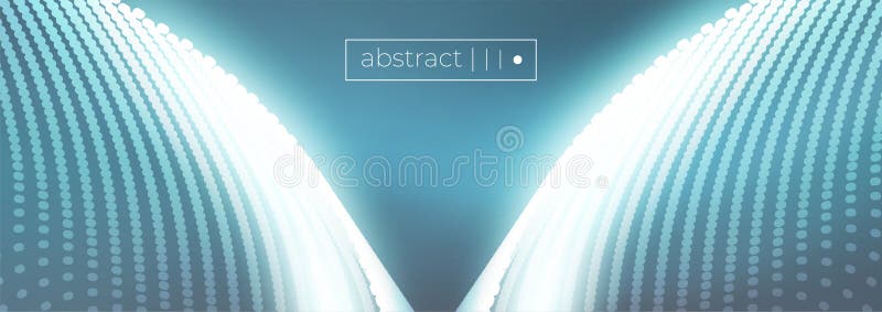 Modern Techno Big Data Flow Visualization Vector Stock Vector ...