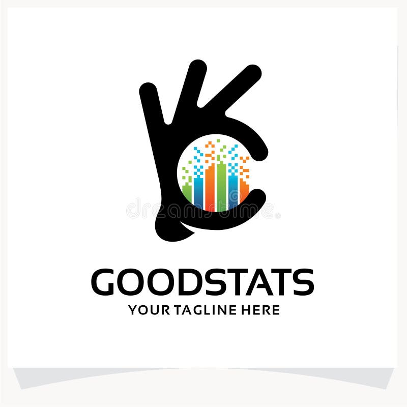 Good Stats Logo Template Design Vector Stock Vector - Illustration of ...