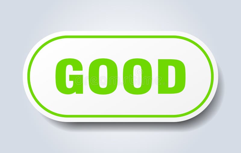 Good job sticker. stock vector. Illustration of square - 153379315