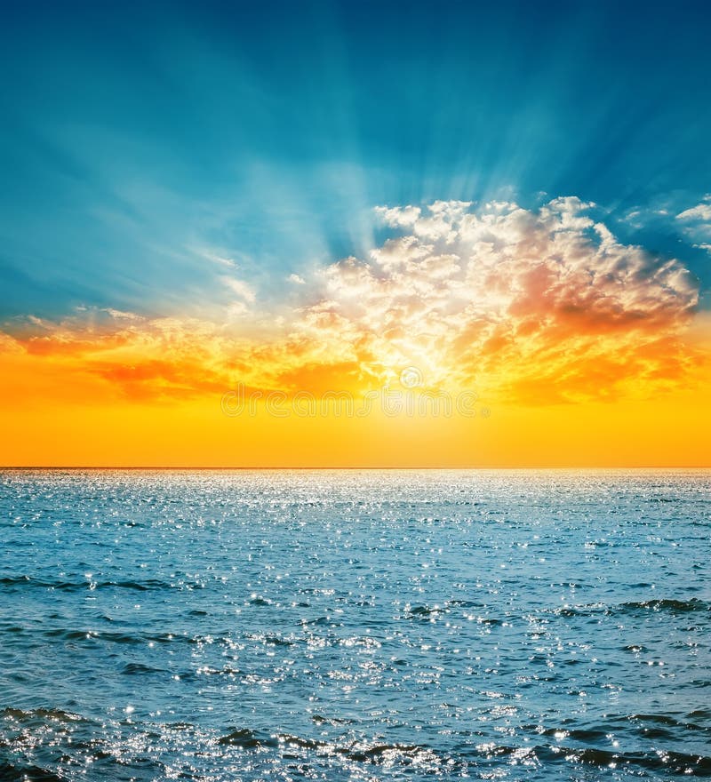 Good Sunset and Road in Green Field Stock Image - Image of outdoor ...