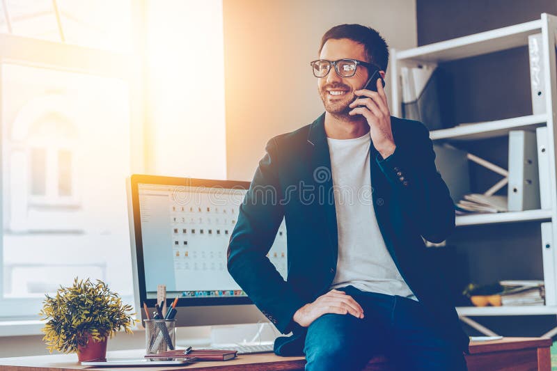 Good talk. stock image. Image of intelligence, leaning - 69153991