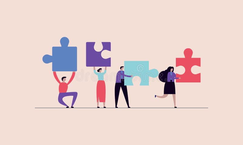Good Team Concept Illustration Vector Stock Vector - Illustration of ...